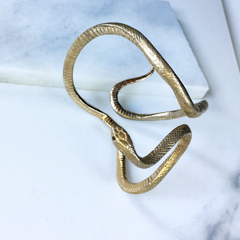Snake Arm Bracelet realistic Handmade Serpentine Arm Wrap - Etsy