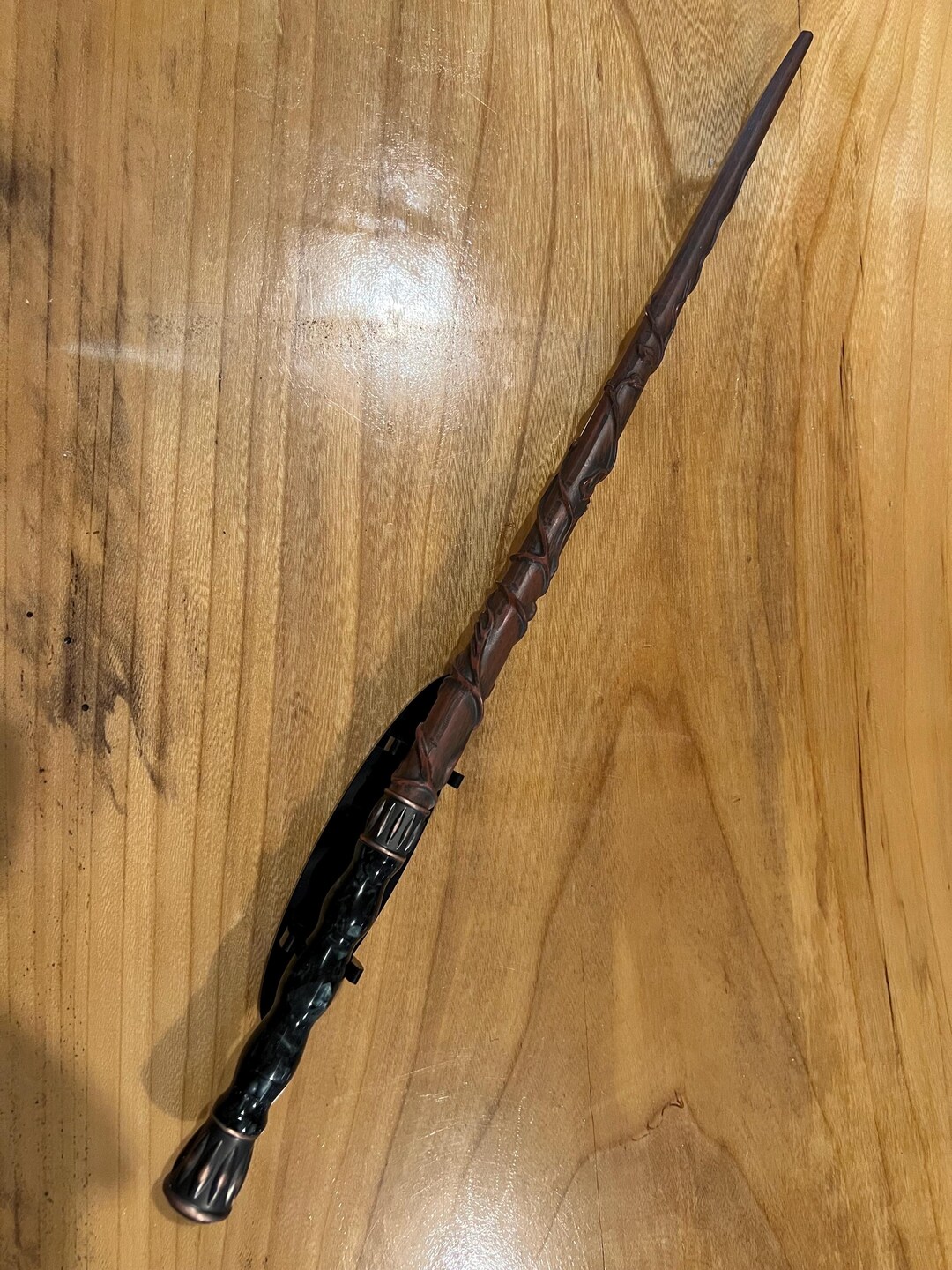 Magic Wand Prop With Hand Turned Black Chunky Resin Handle - Etsy