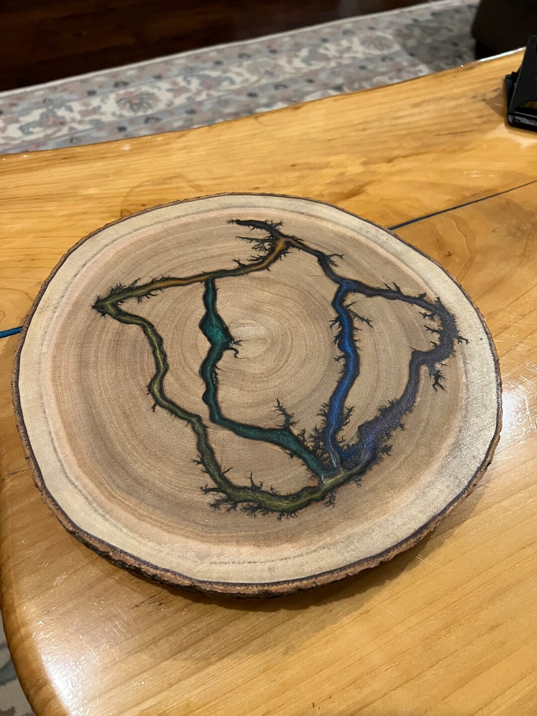 Live Edge 10” Lazy Susan - Etsy
