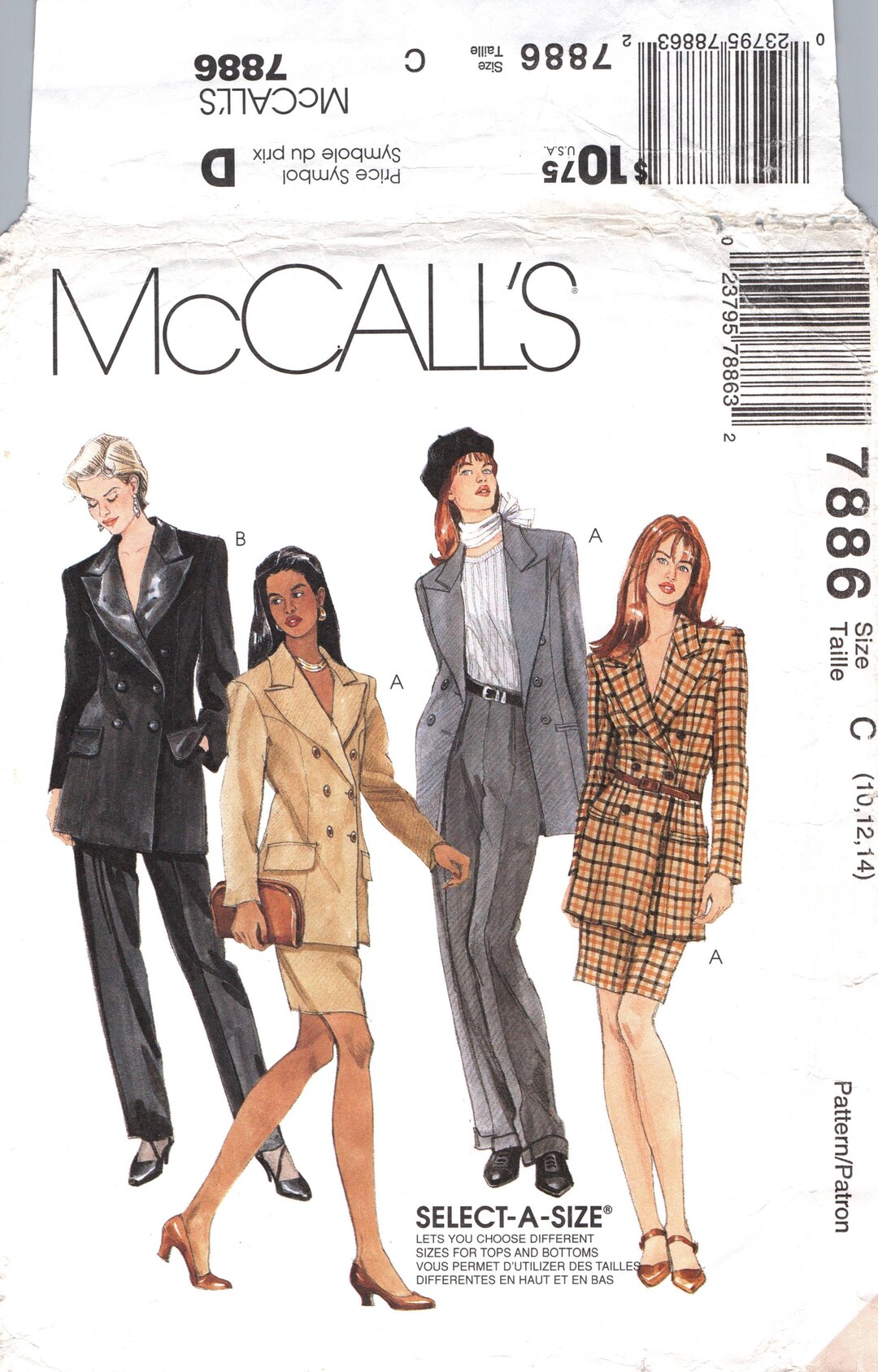 Mccalls 7886 Misses' Separates Sewing Pattern Size 10 - 14 FF - Etsy