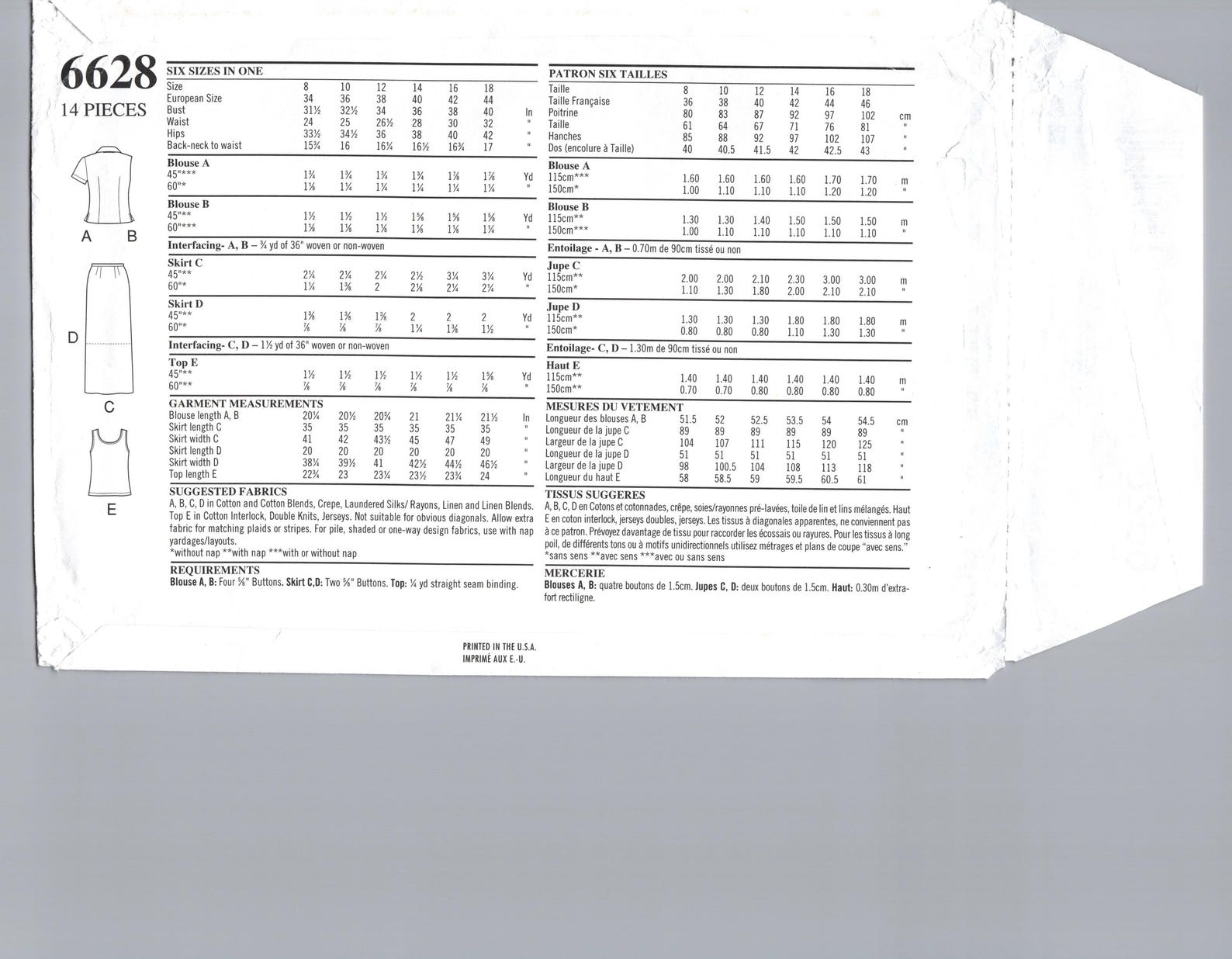 New Look 6628 - Etsy