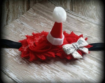Santa Hat Christmas Headband | Etsy