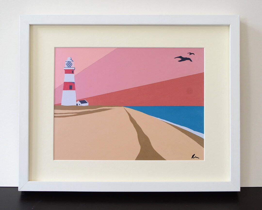 LIGHTHOUSE Themed Mounted Fine Art Print - 'orford Ness Lighthouse ...