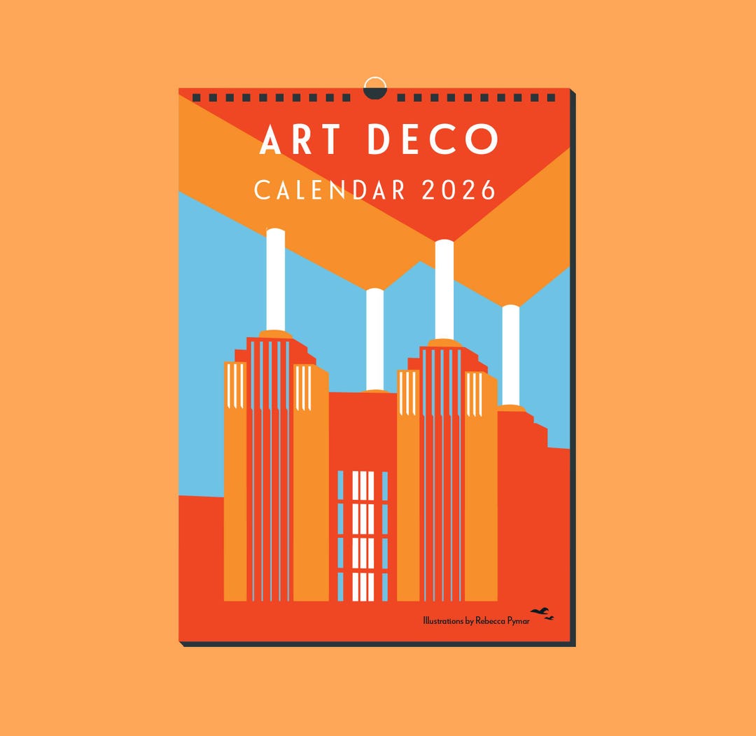 ART DECO - 2026 Calendar - Rebecca Pymar - A4 Size - Etsy