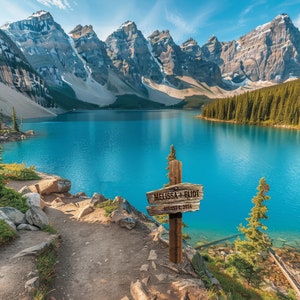 Personalized Wedding Gift, Banff National Park Wedding, Alberta Canada ...