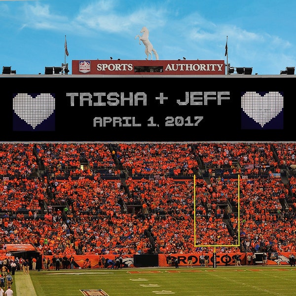 Denver Broncos Sign - Etsy