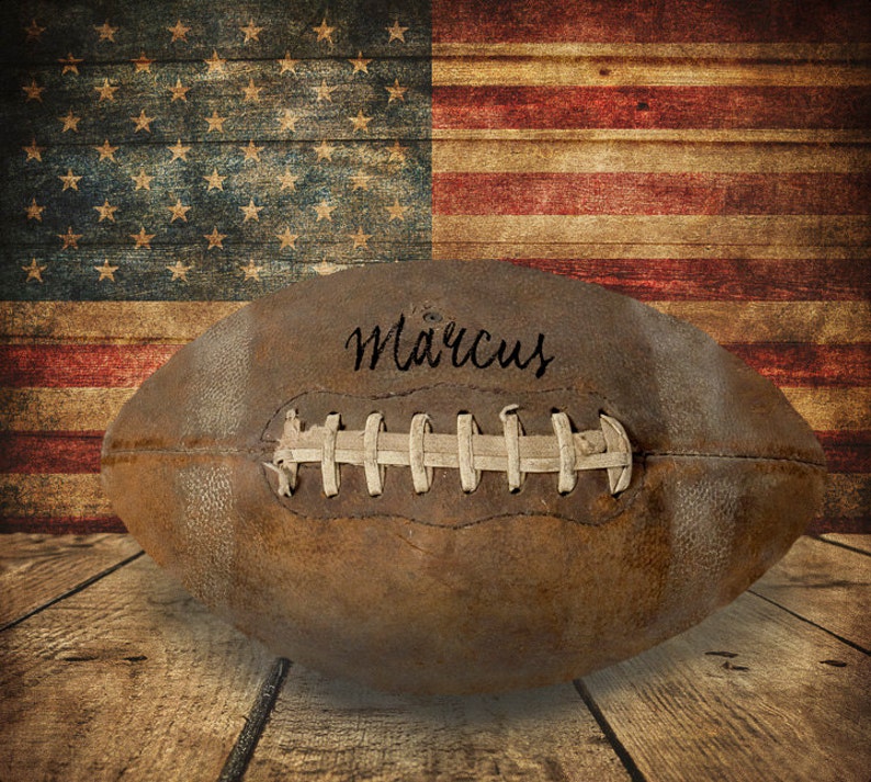 Personalized Football Photograph Customized Sports Photo - Etsy