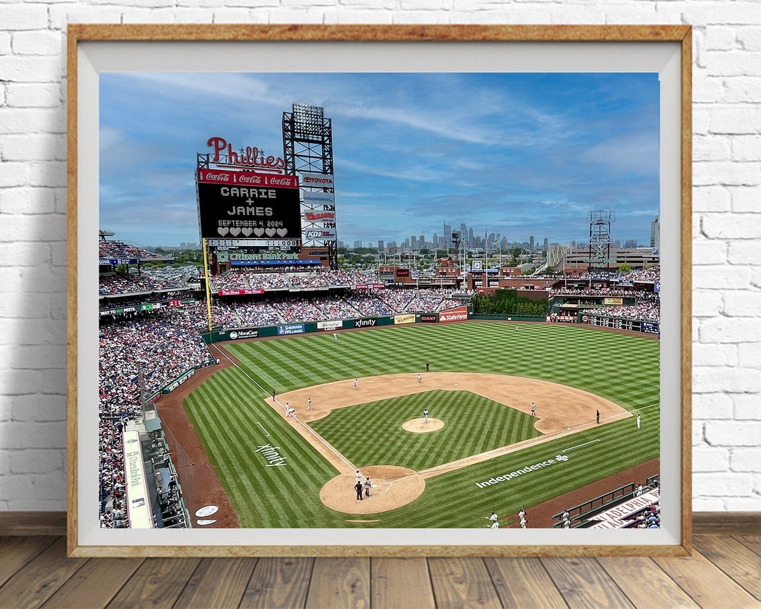 Personalized Wedding Gift, Philadelphia Phillies Poster, Anniversary ...
