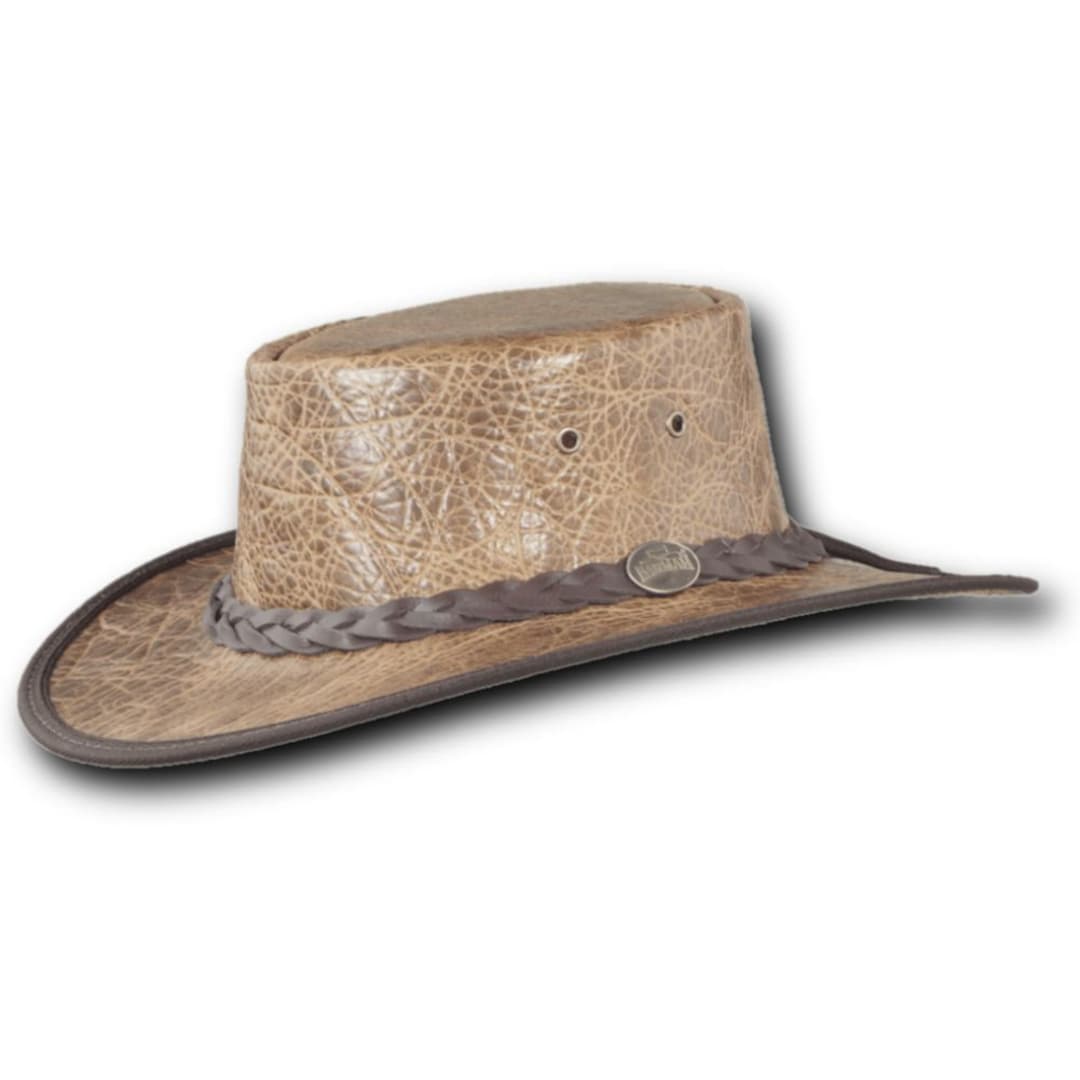 Barmah Hats Squashy Bison Leather Hat Item 1085 - Etsy