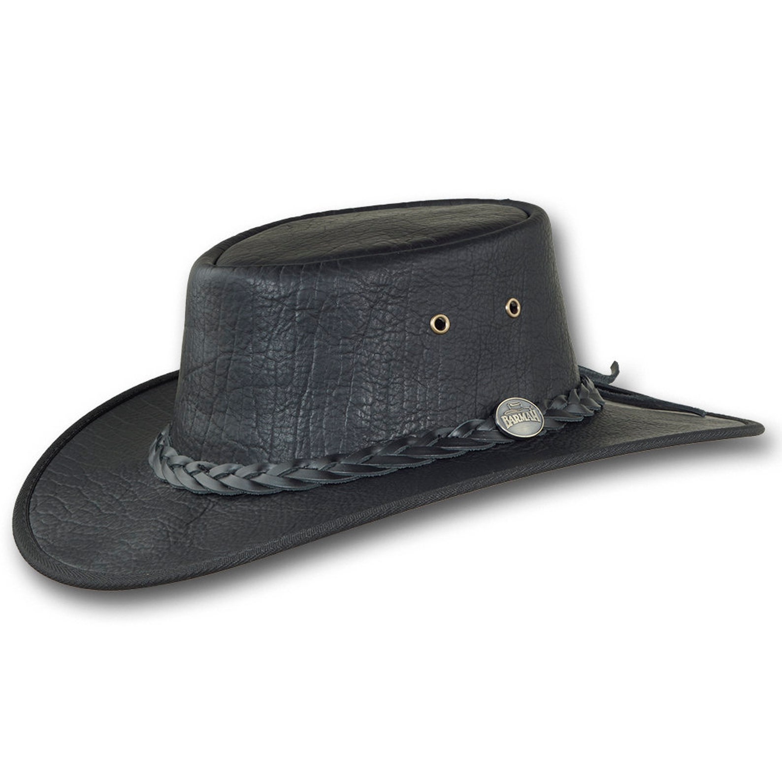 Barmah Hats Squashy Bison Leather Hat - Item 1085 - Etsy