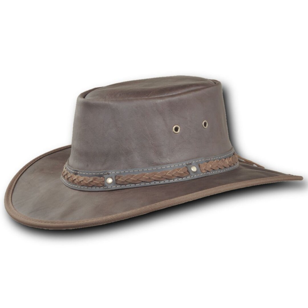 Barmah Hats Crackle Kangaroo Leather Hat - Item 1018 - Etsy