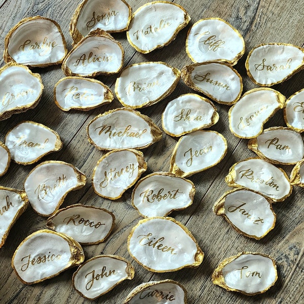 Oyster Place Cards - Etsy
