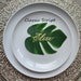 Tropical Palm Leaf Name Tags Handwritten Monstera Names With Hole Punch ...