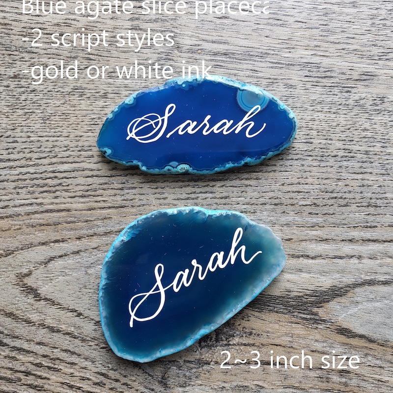 Agate Place Card - Etsy