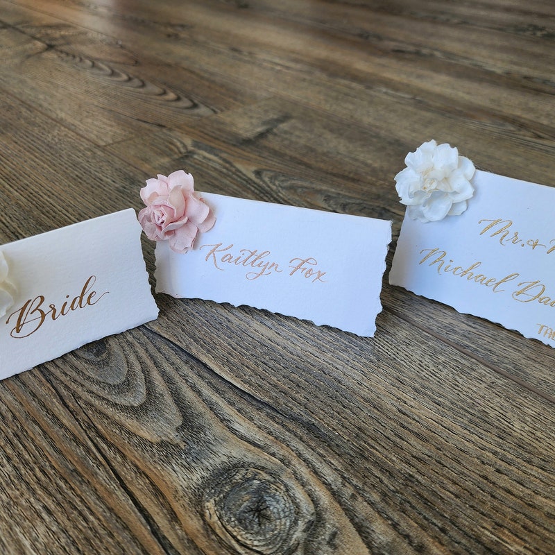 Rose Place Card Holders - Etsy