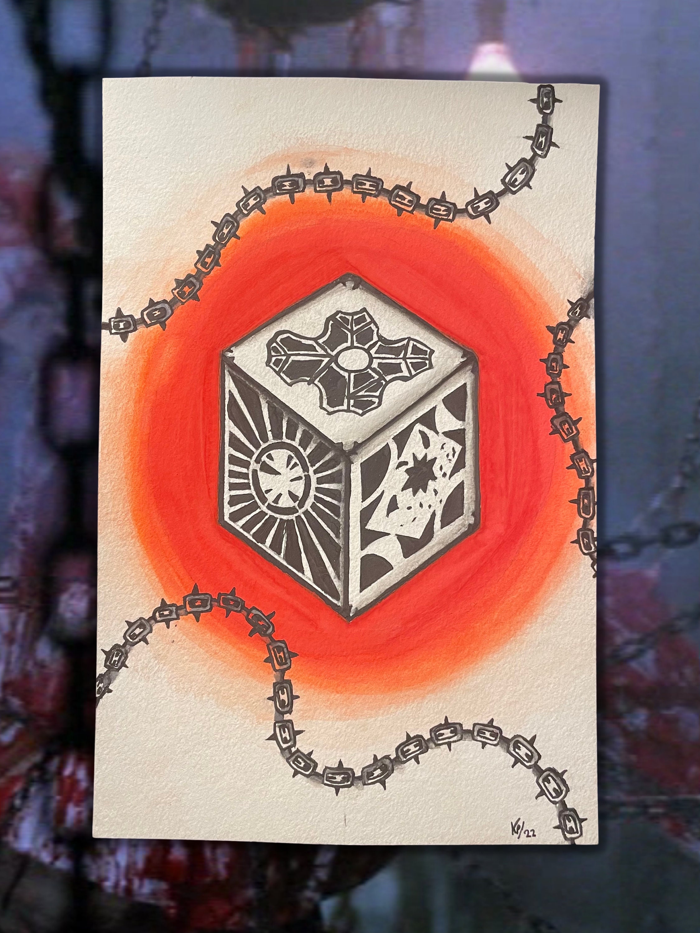 Hellraiser Box Drawing