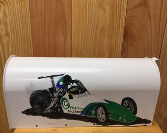 Hand Painted Mailbox - Etsy