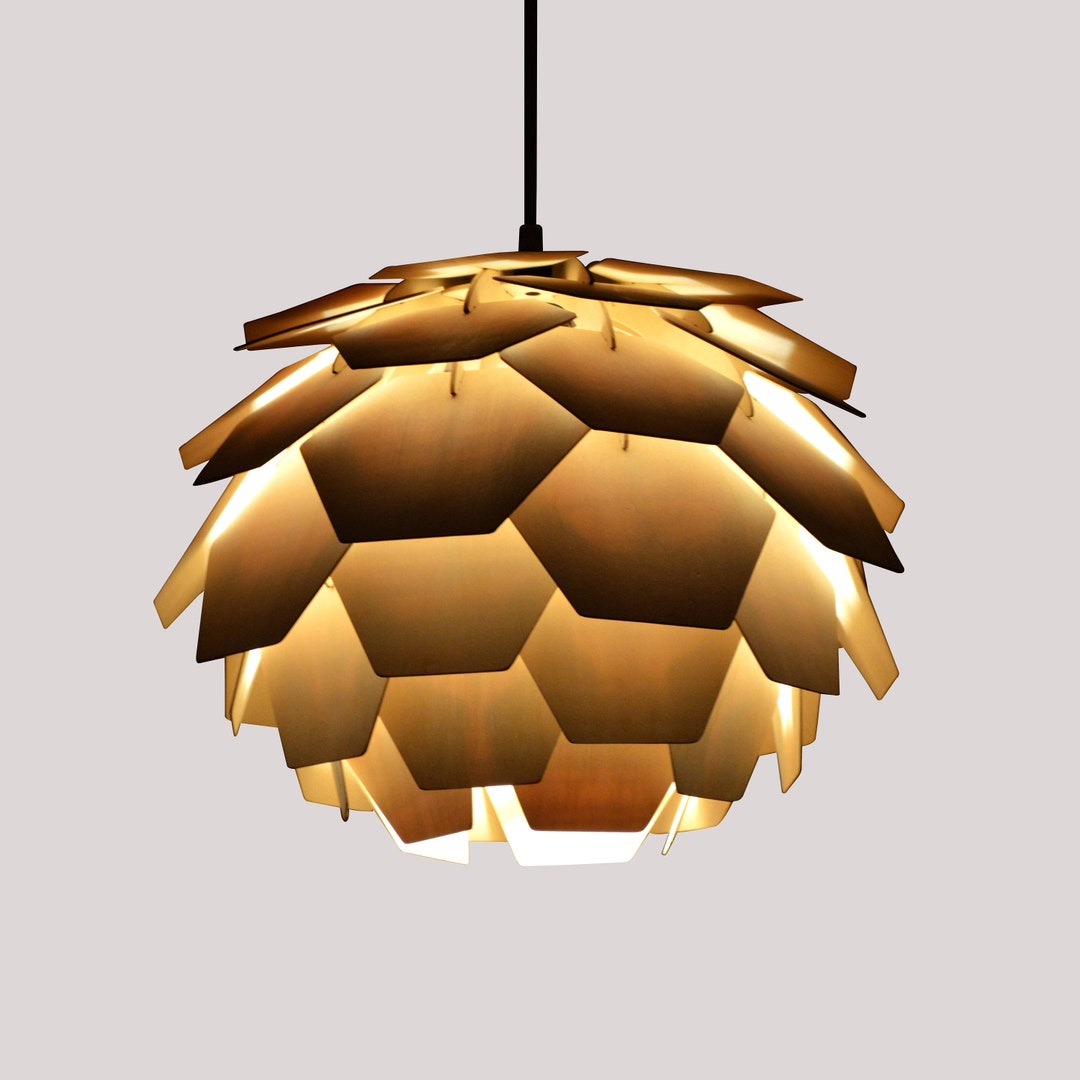 Ceiling Light-pendant Light-wood Pendant Light-chandelier-light Fixture ...