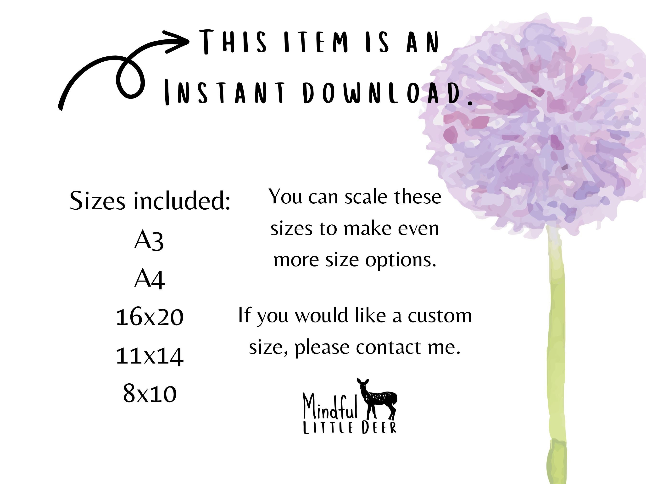 Butterfly Positive Affirmation Posters, Set of 3 Prints, Mental Health ...