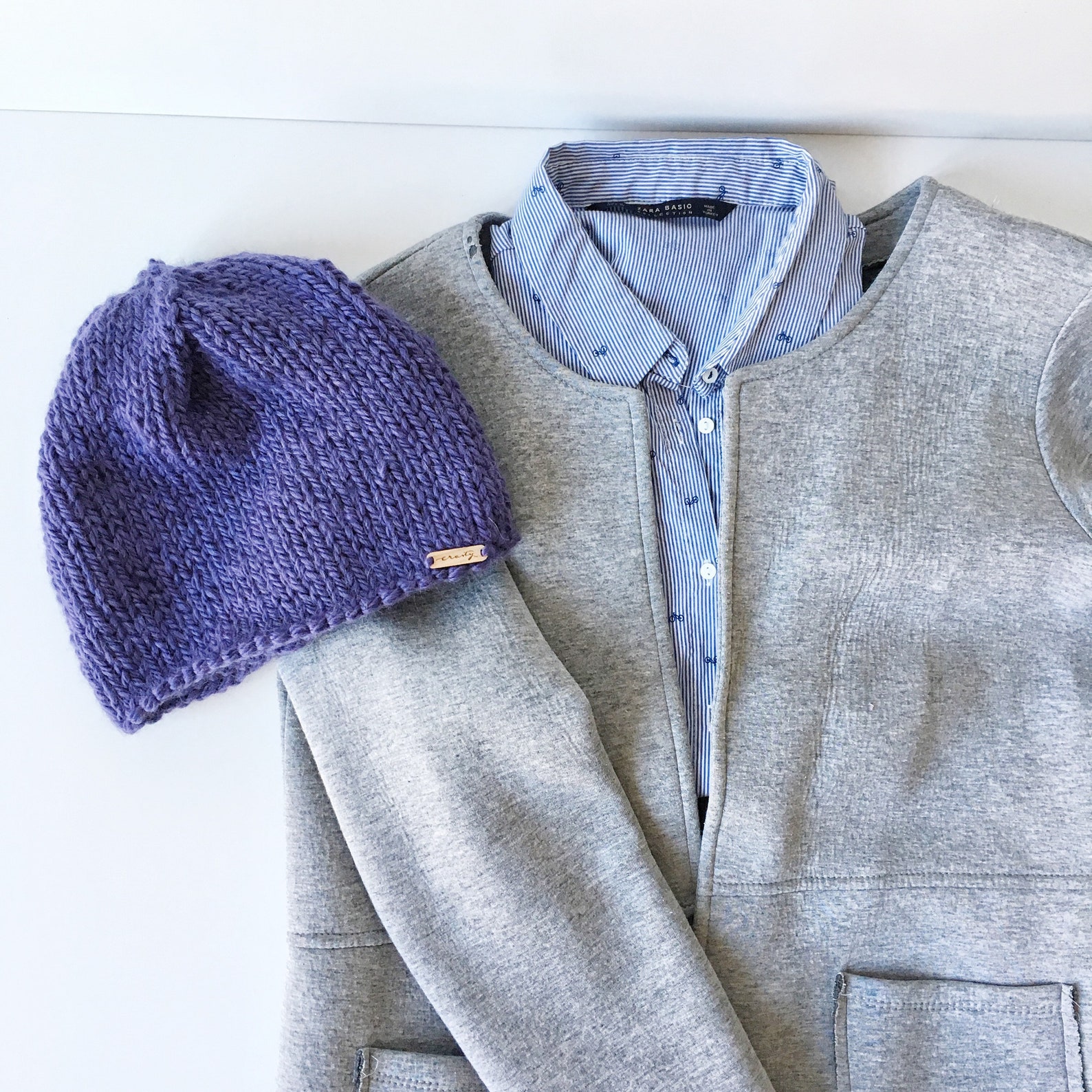 Knitted Fashionable Oversized Cap in Wool and Alpaca Knit - Etsy