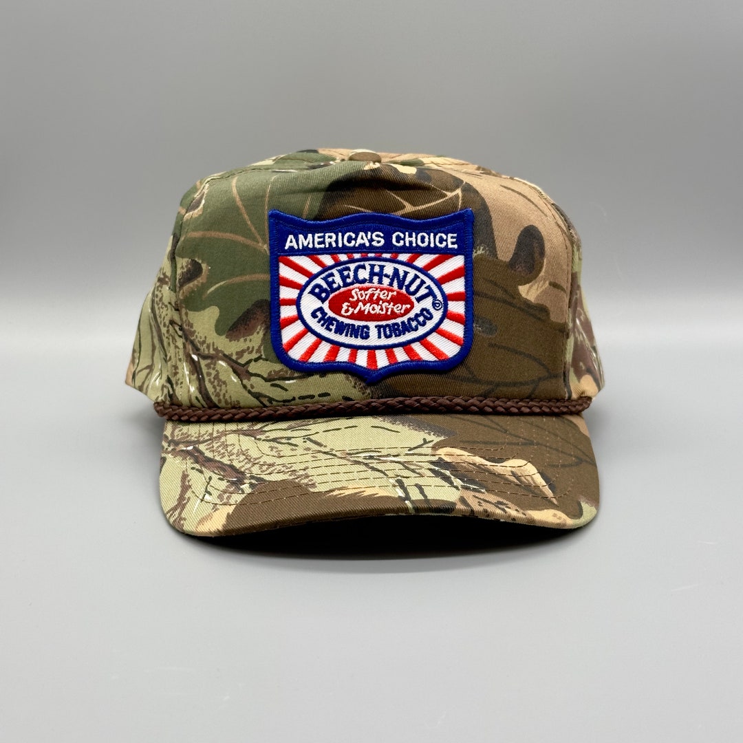 Beech-nut Hat Vintage Retro Realtree Camo Trucker Rope Snapback Cap ...