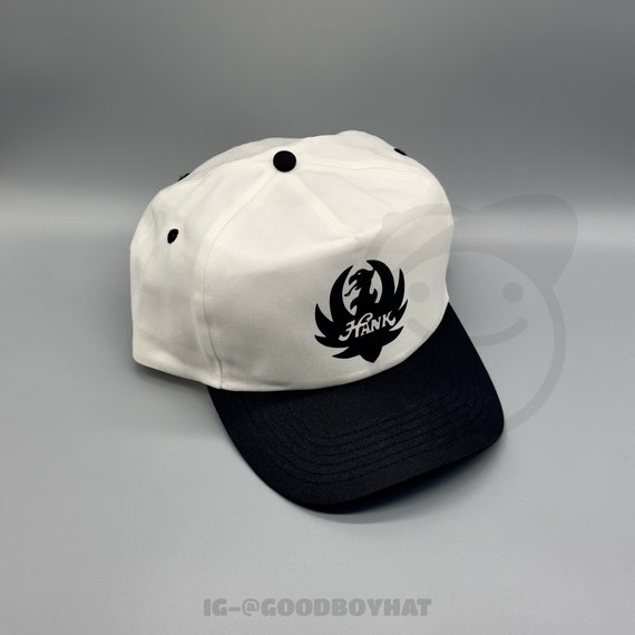 Hank Williams Jr Hat Vintage Retro White/Black or Cam… - Gem