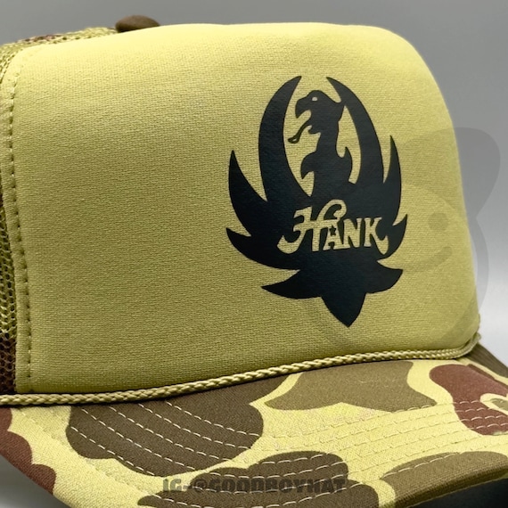 Hank Williams Jr Hat Vintage Retro White/Black or Cam… - Gem