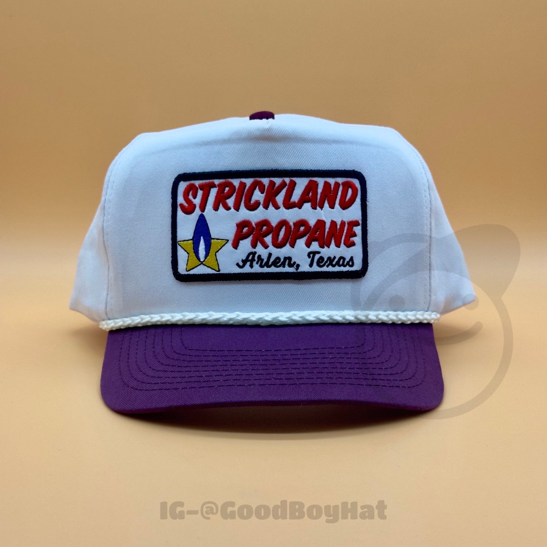 Strickland Propane King of the Hill Hat Vintage Retro Maroon / White ...