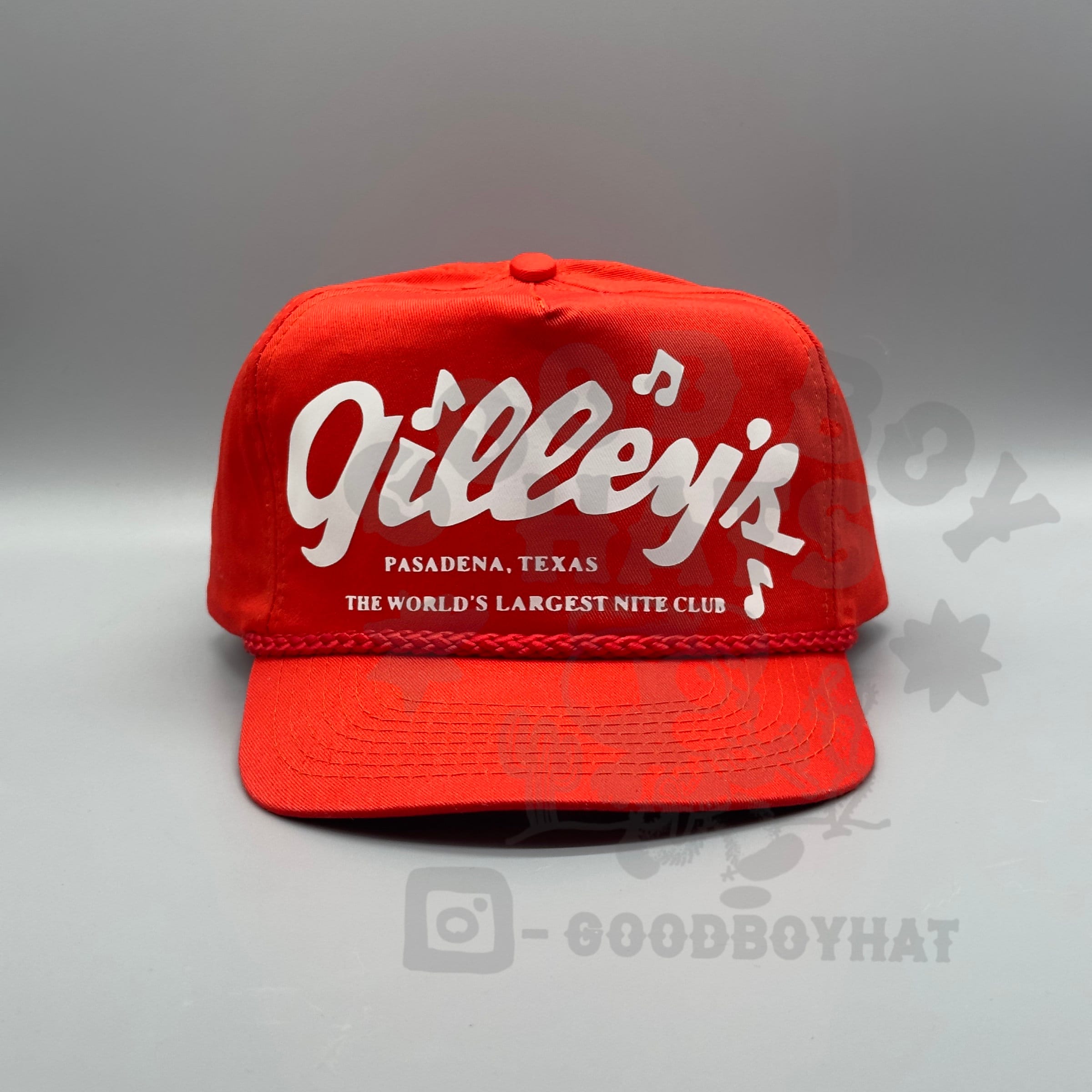Gilley's Urban Cowboy Hat Vintage Retro Red Trucker Snapback Gilley's Urban Cowboy Hat Vintage Retro Red Trucker Snapback