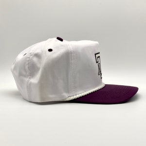 Texas A&M Aggies Hat Vintage Retro Maroon/white Trucker Rope - Etsy