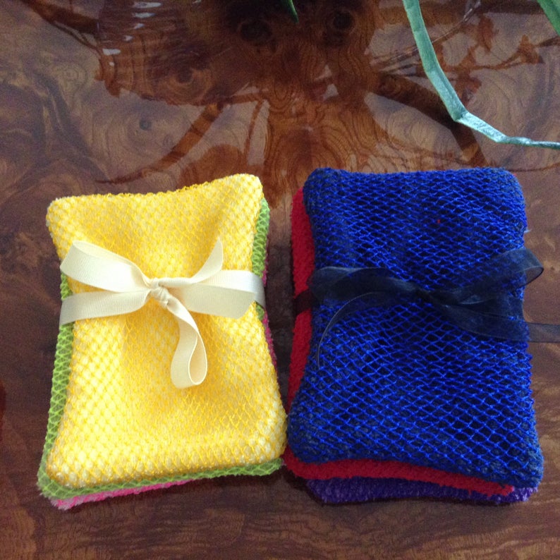 Dish sponge. All purpose reusable dish sponge. kitchen | Etsy