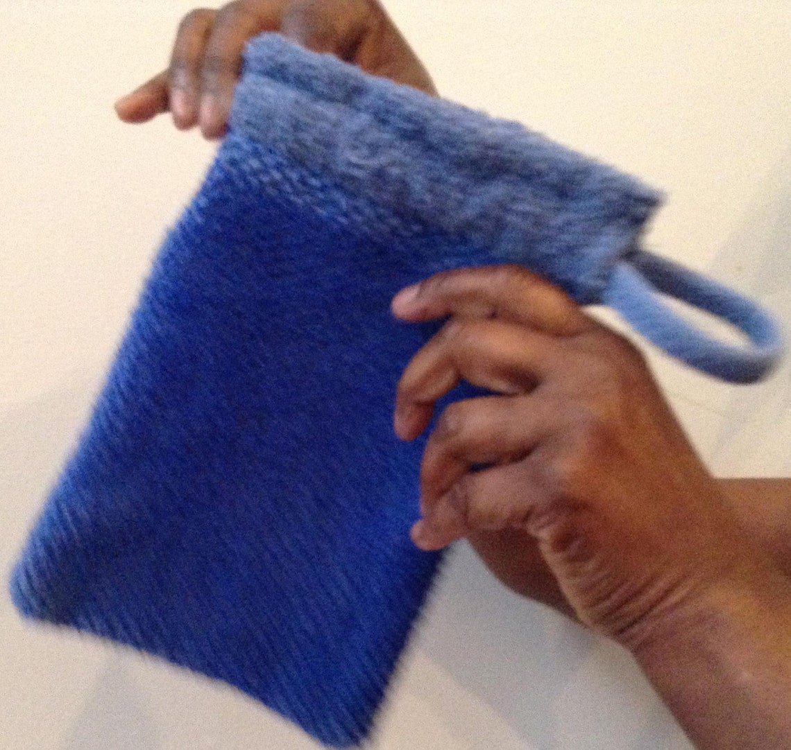 Soap Saver Pouch and Exfoliating Washcloth Mitt. Great Holiday - Etsy