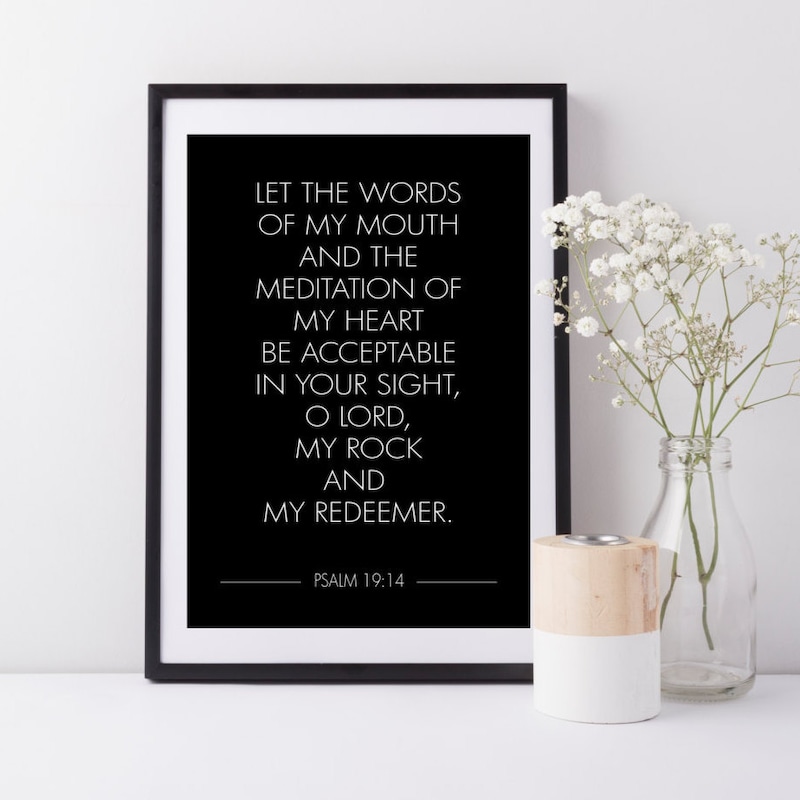 Scripture Wall Words - Etsy