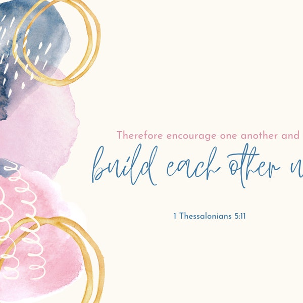 1 Thessalonians 5 11 - Etsy