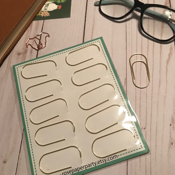 Jumbo Gold Paper Clips | Etsy