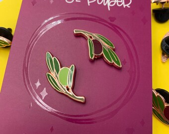 Olive You Pin Button Mirror Magnet Badge Reel Bookmark Phone Holder - Etsy