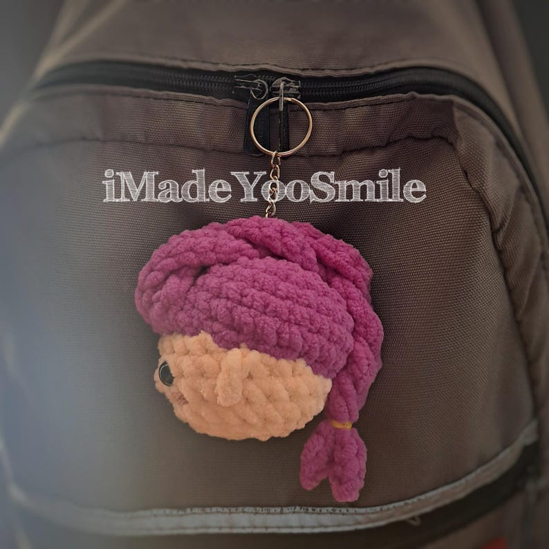 Kpdh-inspired Rumi Keychain . Amigurumi . Crochet - Etsy