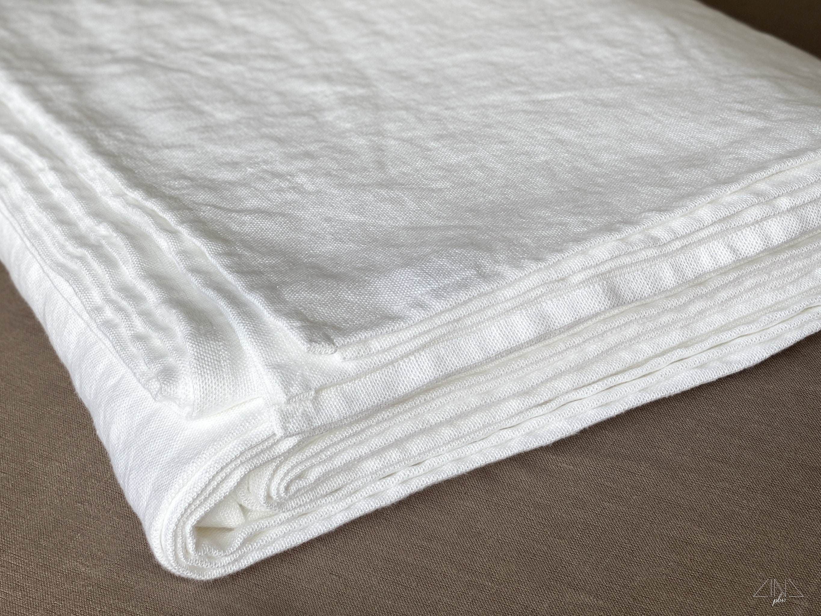 CANAPO Linen Flat and Fitted Sheet Set. MASTERS of LINEN. Super-heavy ...
