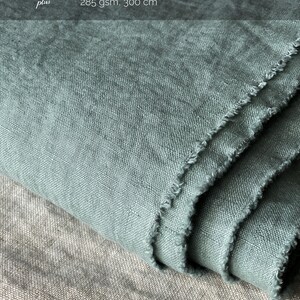 Heavy-weight Round Linen Tablecloth. Large Custom Sizes. Pre-washed ...