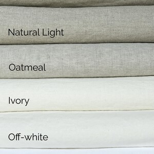 Heavy-weight Round Linen Tablecloth. Large Custom Sizes. Pre-washed ...