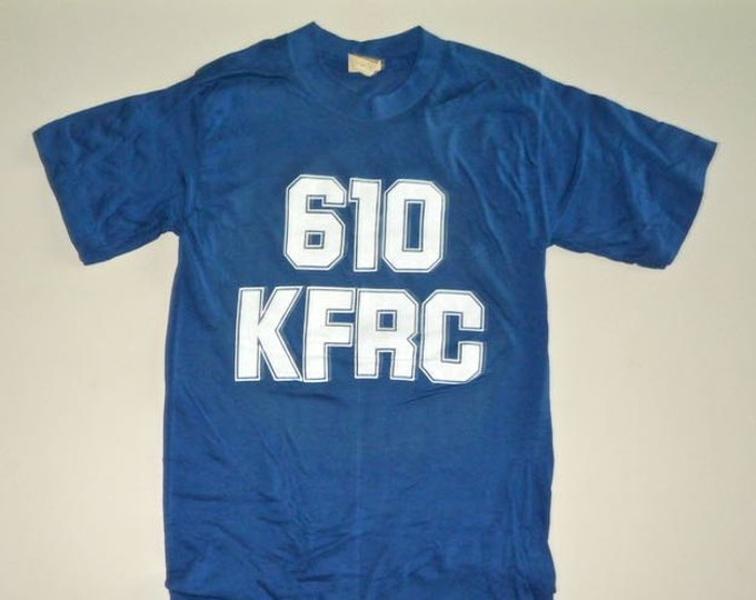 KFRC * T-shirt * San Francisco Radio Station * 610 AM * Vintage Promo T ...