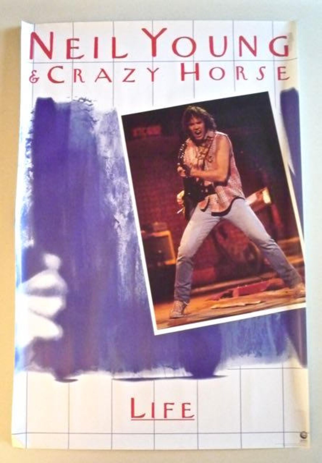 Neil YOUNG & Crazy Horse * Promo Poster * Life * Vintage * Original ...