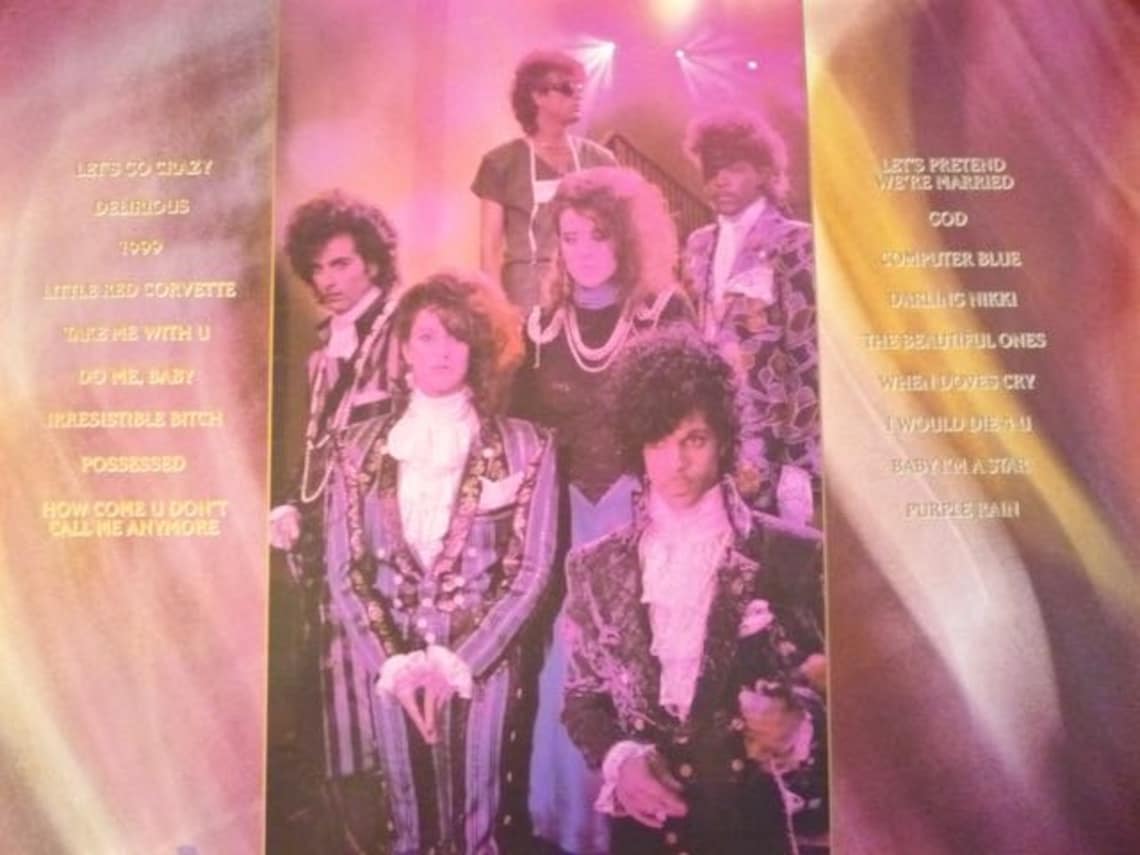 PRINCE Promo Poster 1985 27x37 Vintage Original - Etsy.de