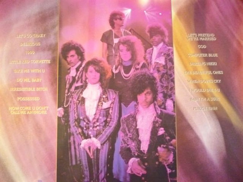 PRINCE Promo Poster 1985 27x37 Vintage Original - Etsy