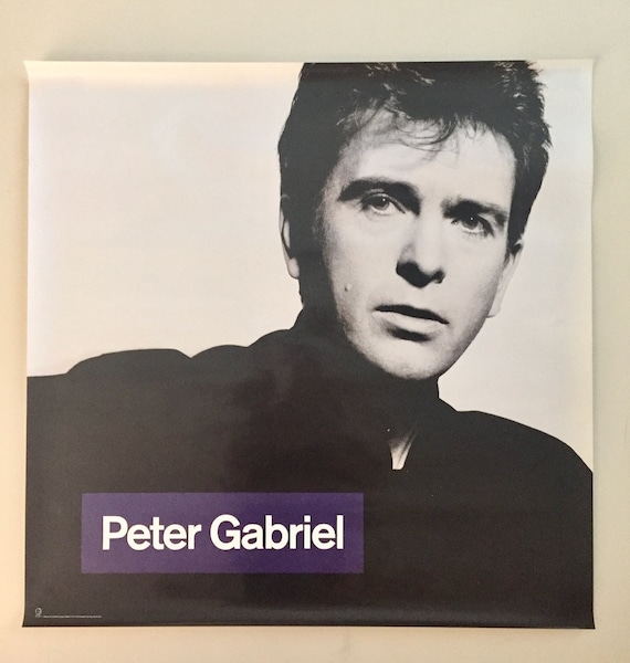 Peter GABRIEL Promo Poster so Vintage Original 30x30 - Etsy