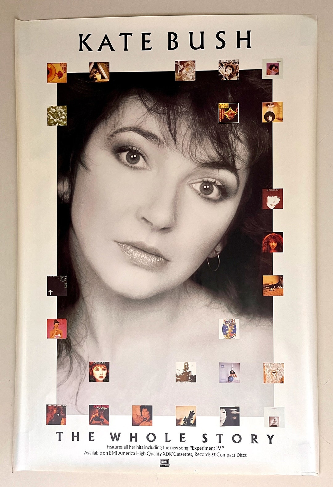 Kate BUSH * Promo Poster * the Whole Story * Vintage * Original * 1986 ...