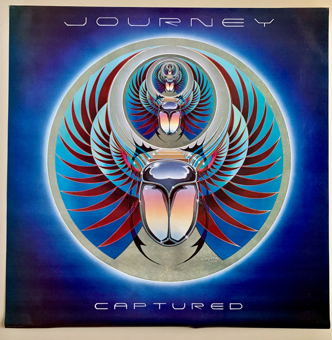 JOURNEY * Promo Poster * Captured * Vintage * Original * 1981 * 36"x36 ...