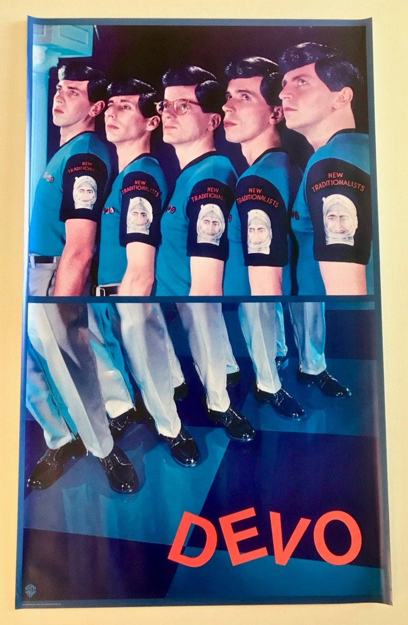 DEVO Promo Poster New Traditionalists Mothersbaugh - Etsy