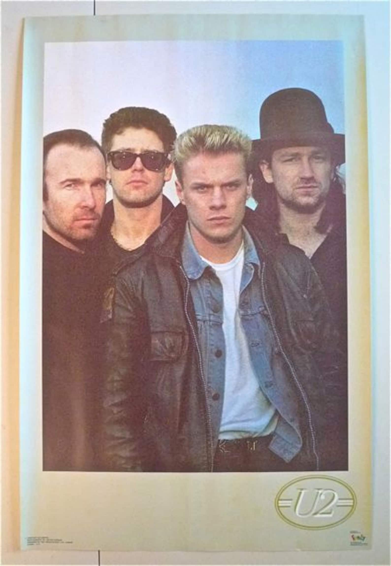 U2 Vintage Poster 1986 Funky Enterprises Bono the - Etsy