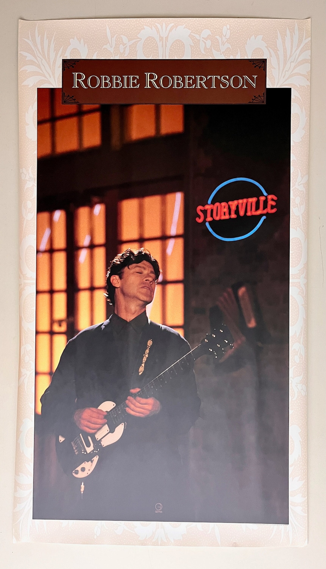 Robbie ROBERTSON * Promo Poster * Storyville * Vintage * Original ...